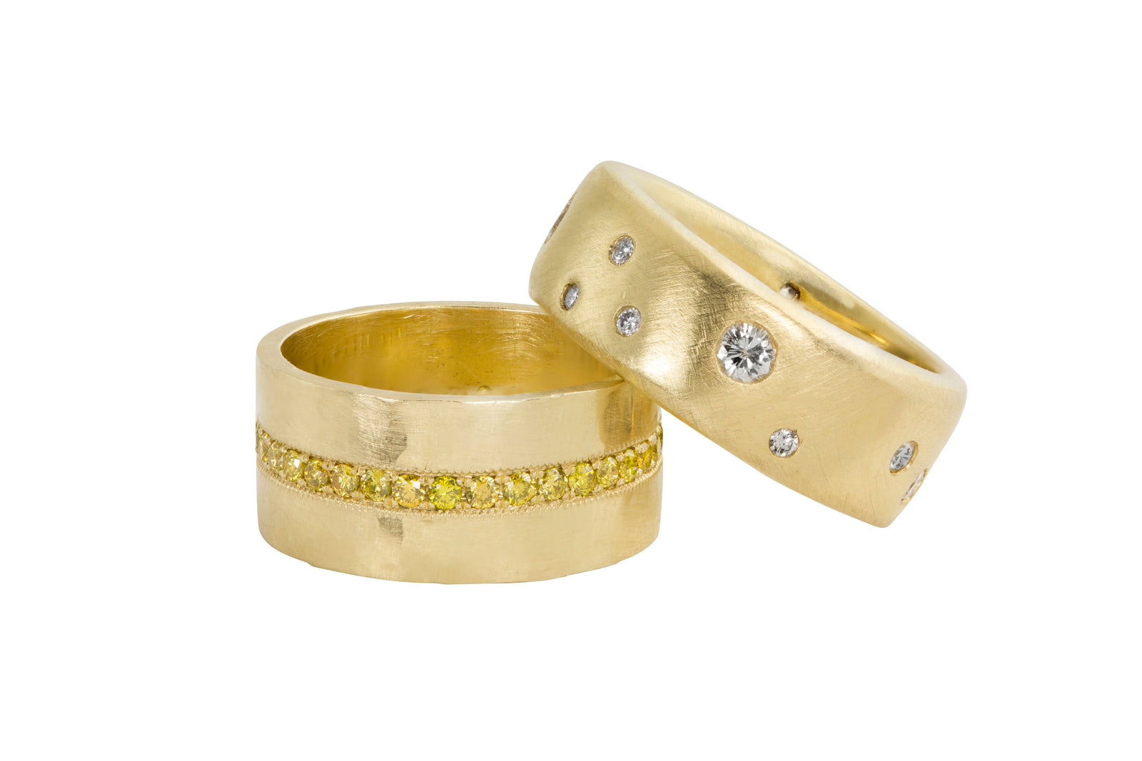 RANI 14k Gold Diamond Ring | Handmade 14k Gold Jewelry